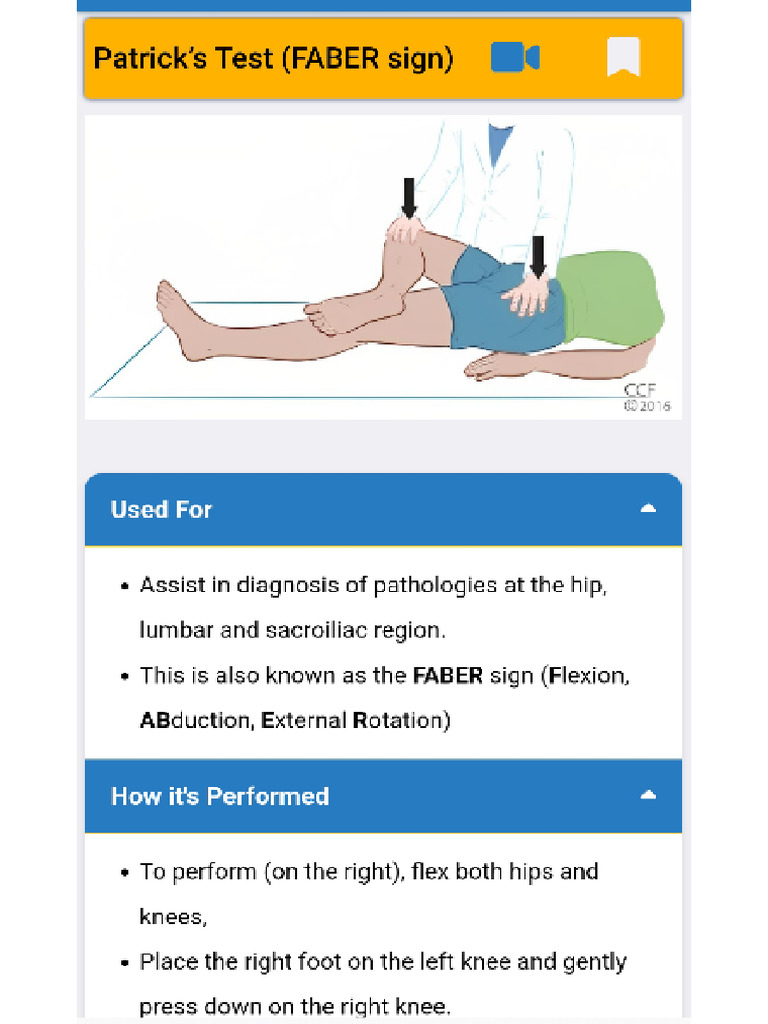 HIP Examination Test | PDF