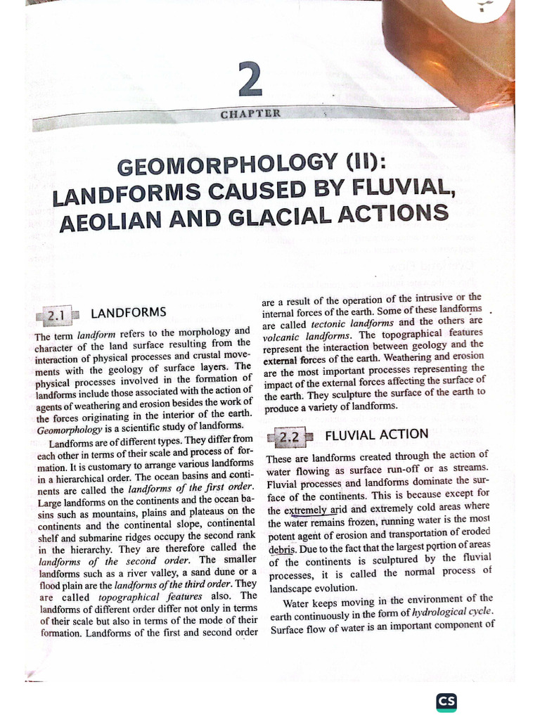 Landforms by Fluvial, Aeolian, Glacial, Action | PDF