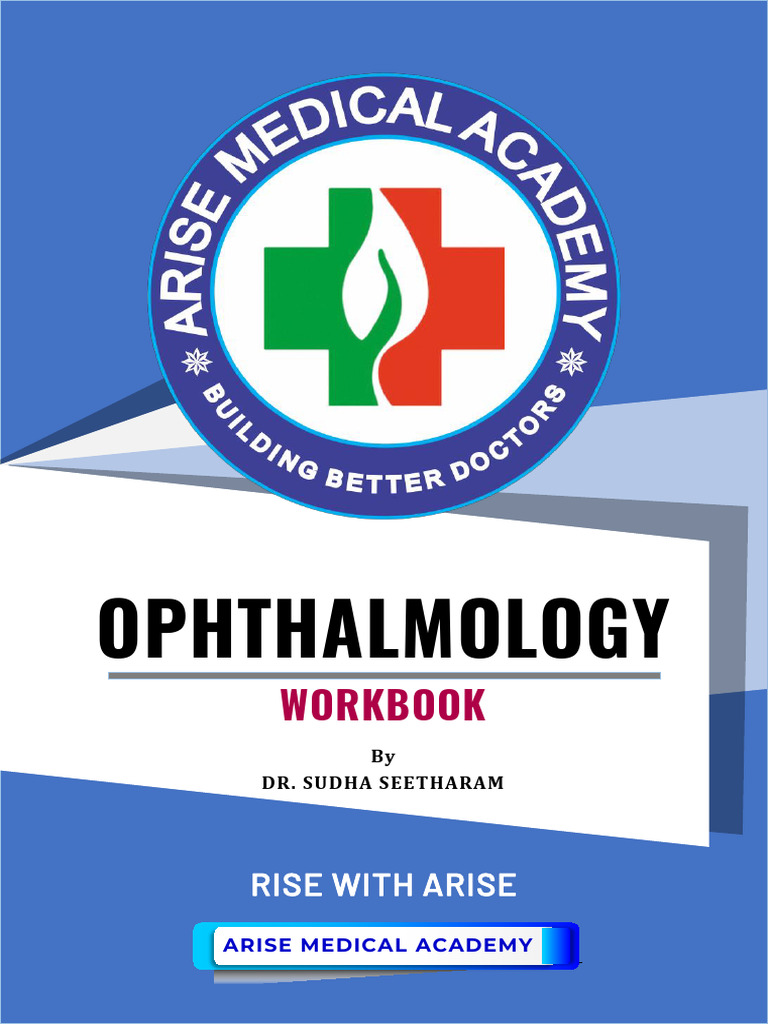 Ophthalmology Workbook | PDF | Human Eye | Eye