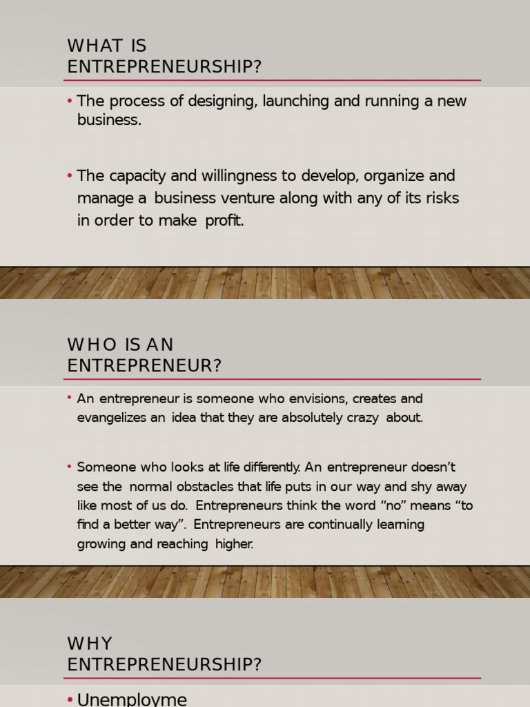 UNIT 1 Introduction of Entrepreneurship | PDF | Entrepreneurship | Business
