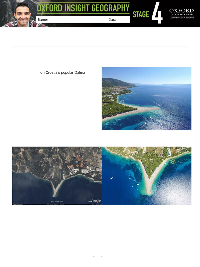 Zlatni Rat Beach: Spit Formation Insights | PDF | Beach | Coast