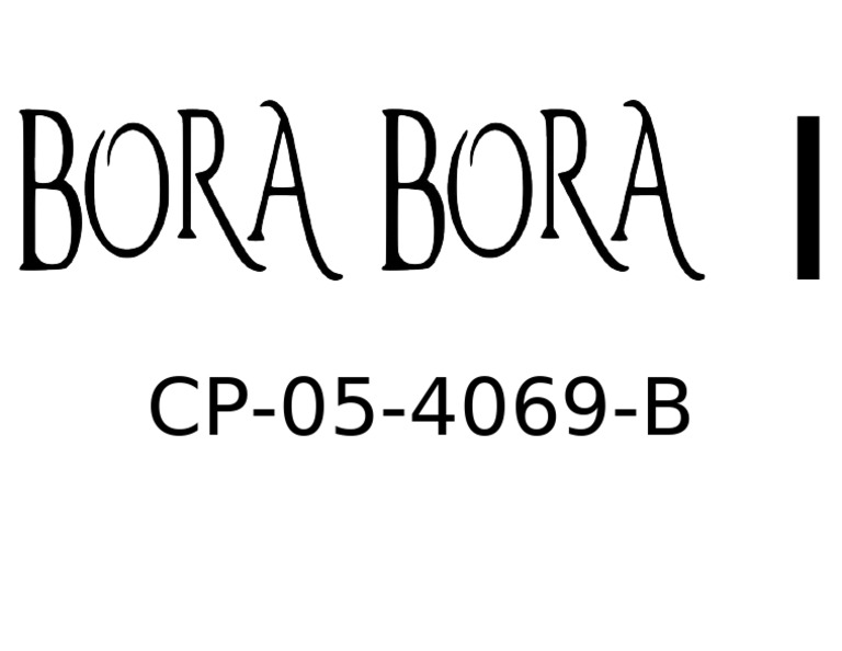 Bora Bora 1 | PDF