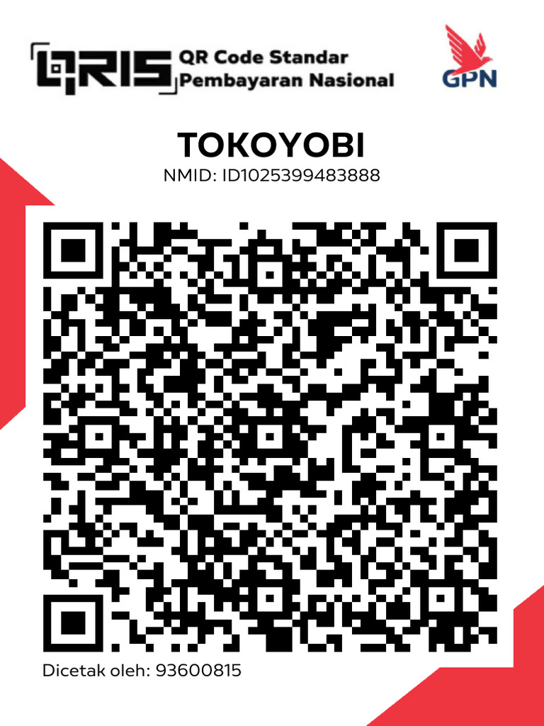 QRIS Statis TOKOYOBI - 2025429123528 | PDF