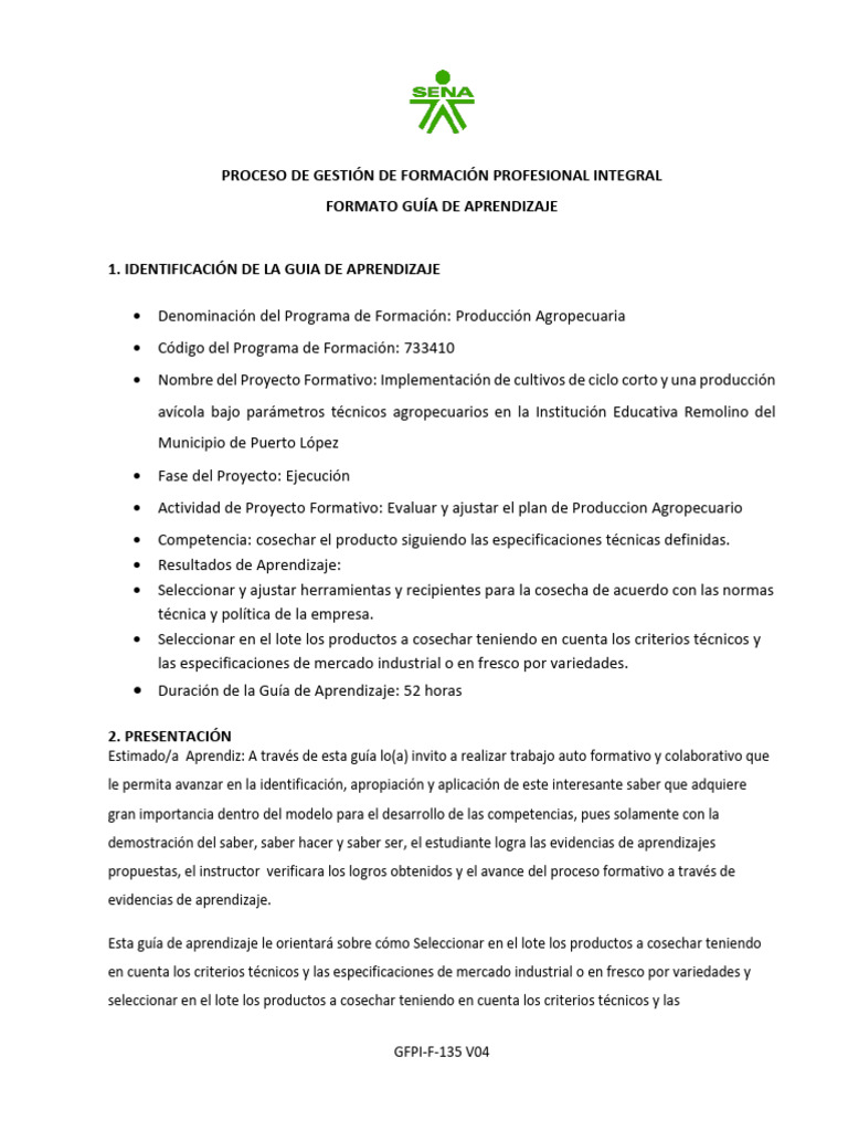 04.guia Jul-Agos | PDF | Fruta