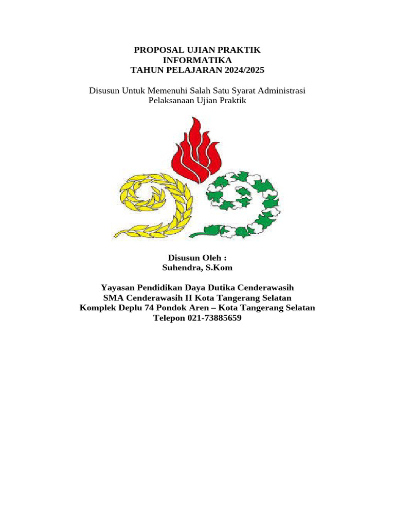 Proposal Ujian Praktik | PDF