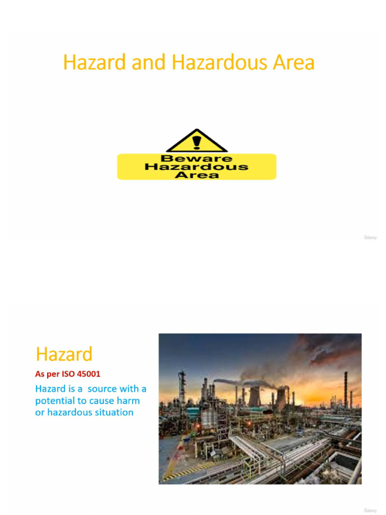 Hazards and Hazardous Areas | PDF