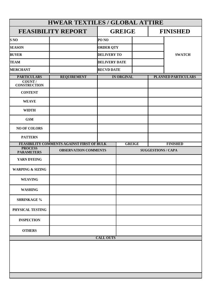 HWEAR Textiles Feasibility Report | PDF