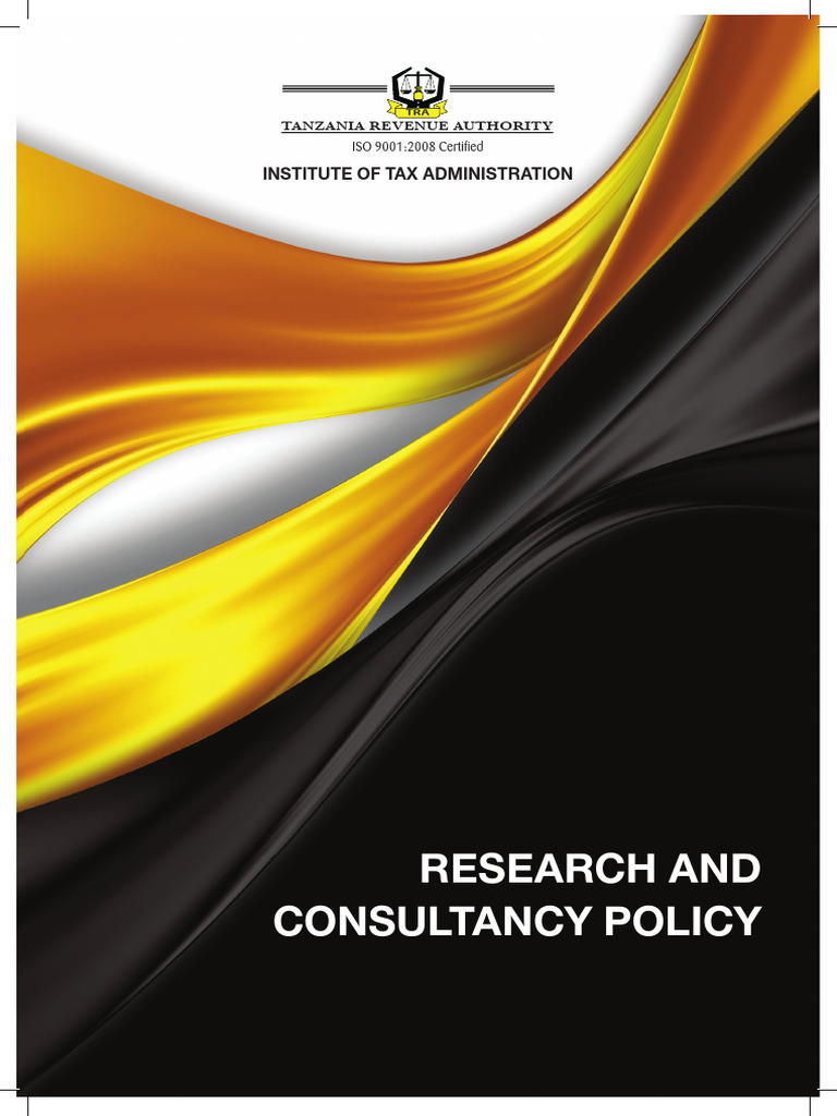 ITA TRA - Research and Consultancy Policy 2012 | PDF | Consultant | Taxes