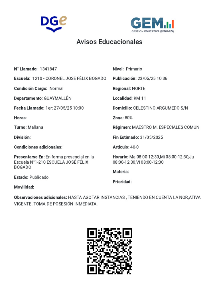DGE - Educacionales | PDF