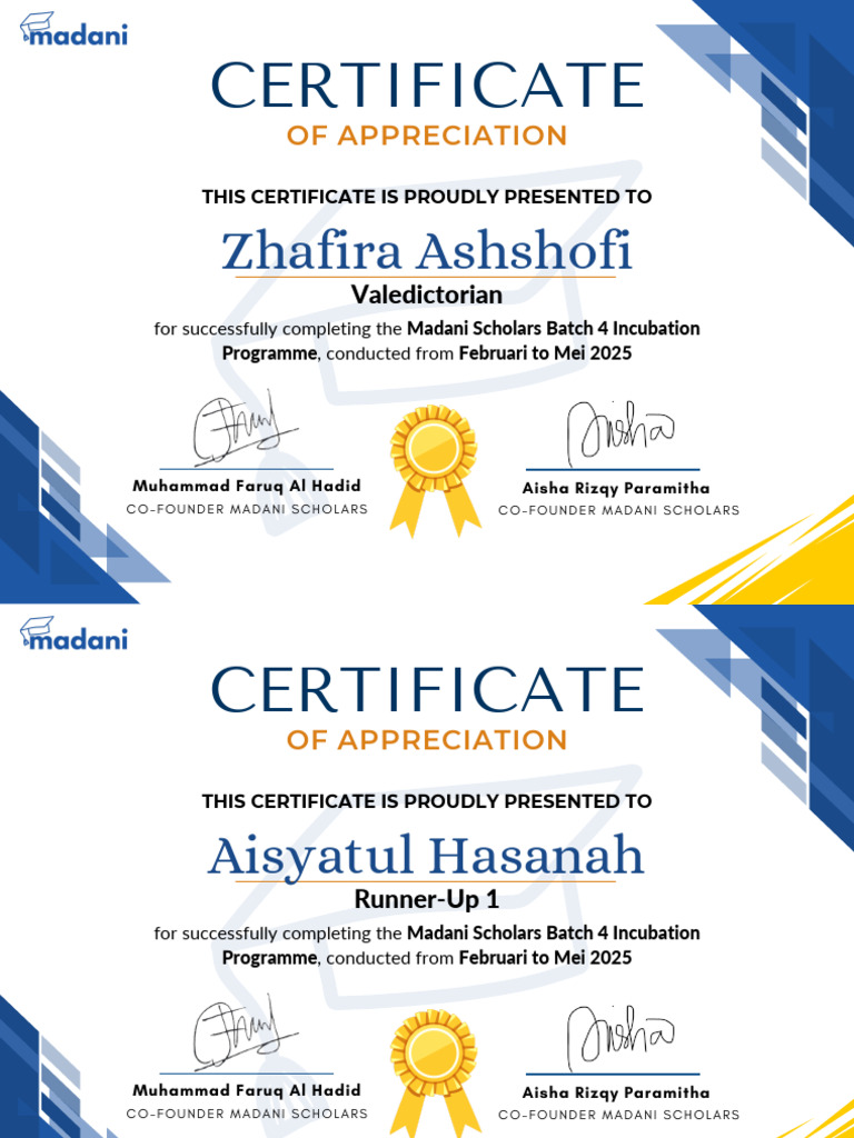 Draft Certificate Designs | PDF