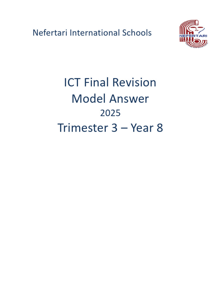 Python Basics: Year 8 ICT Revision | PDF | Boolean Data Type ...