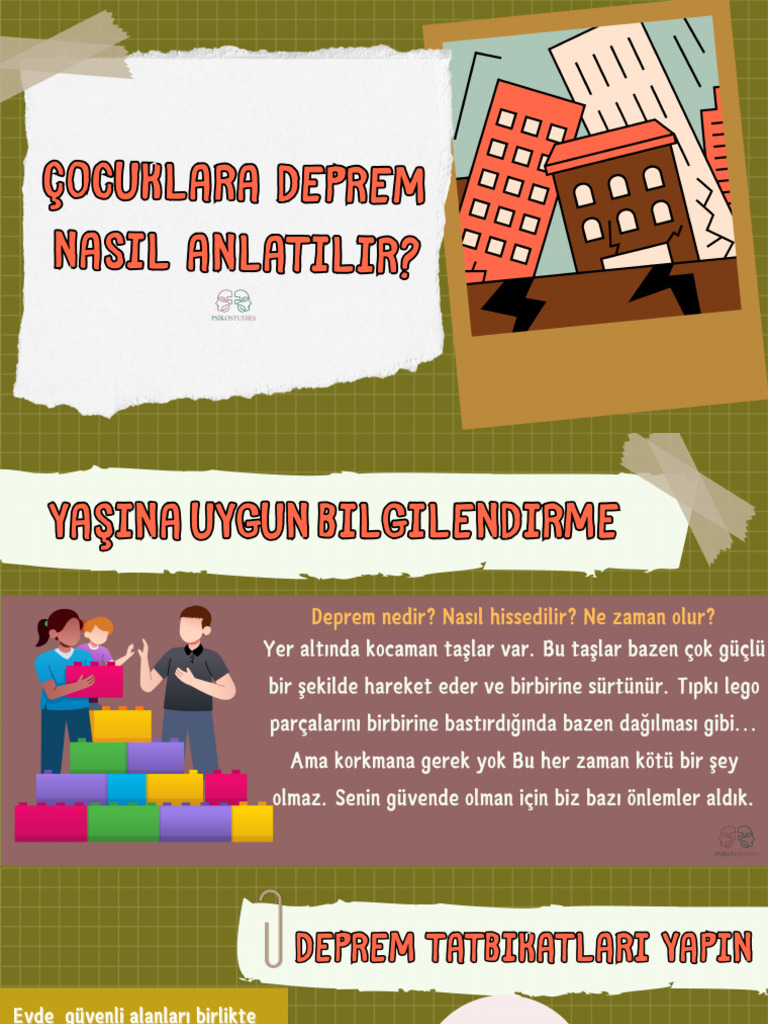 Earthquakes Geography Presentation in A Green Brown Illustrative Style ...