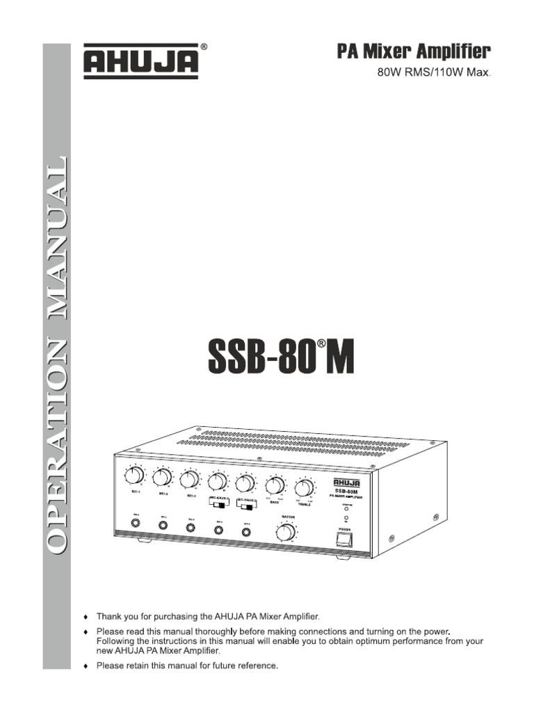 49-Ssb-80m Om With R GST | PDF
