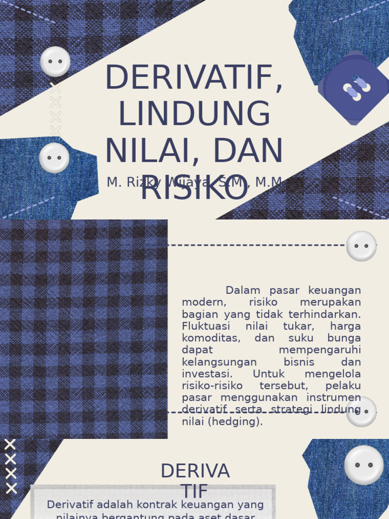 Materi Derivatif, Lindung Nilai, Dan Risiko | PDF
