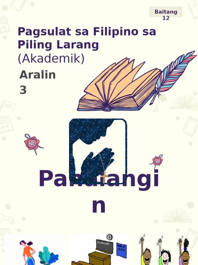 Aralin 3 Piling Larang W2D1-4 | PDF
