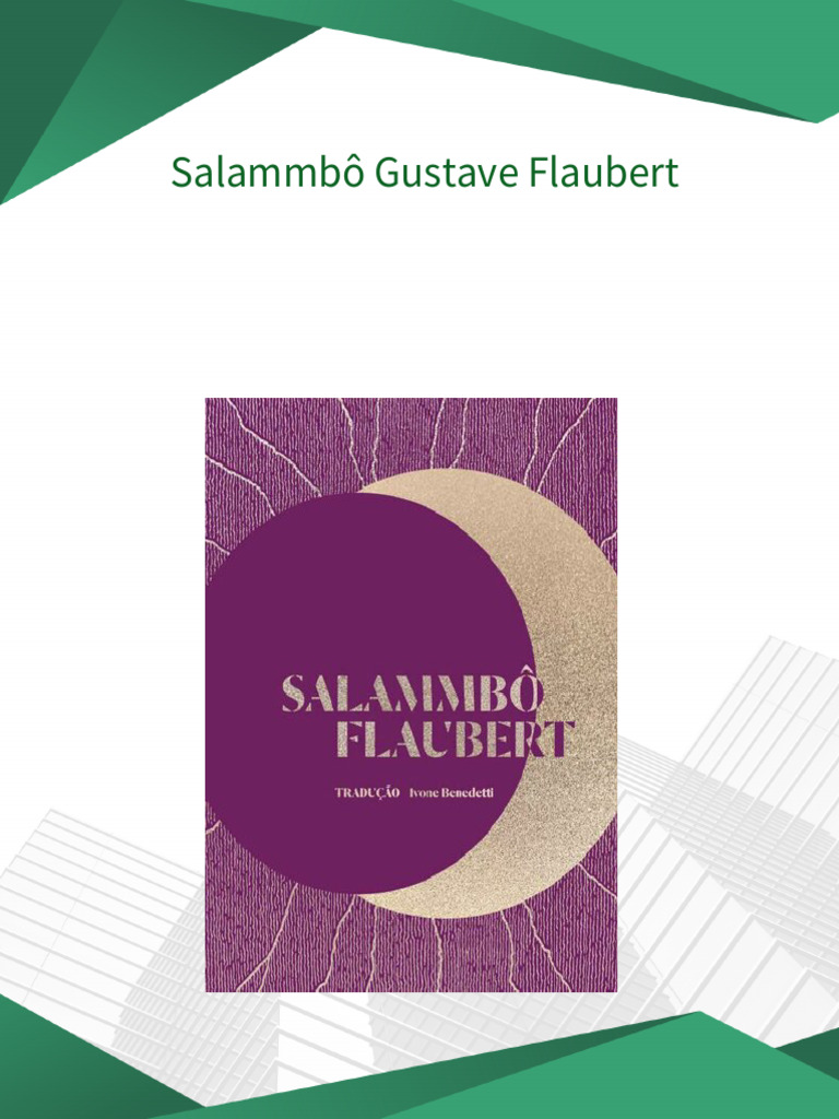 Salammbô Gustave Flaubert download | PDF | Cartago | Legião Romana