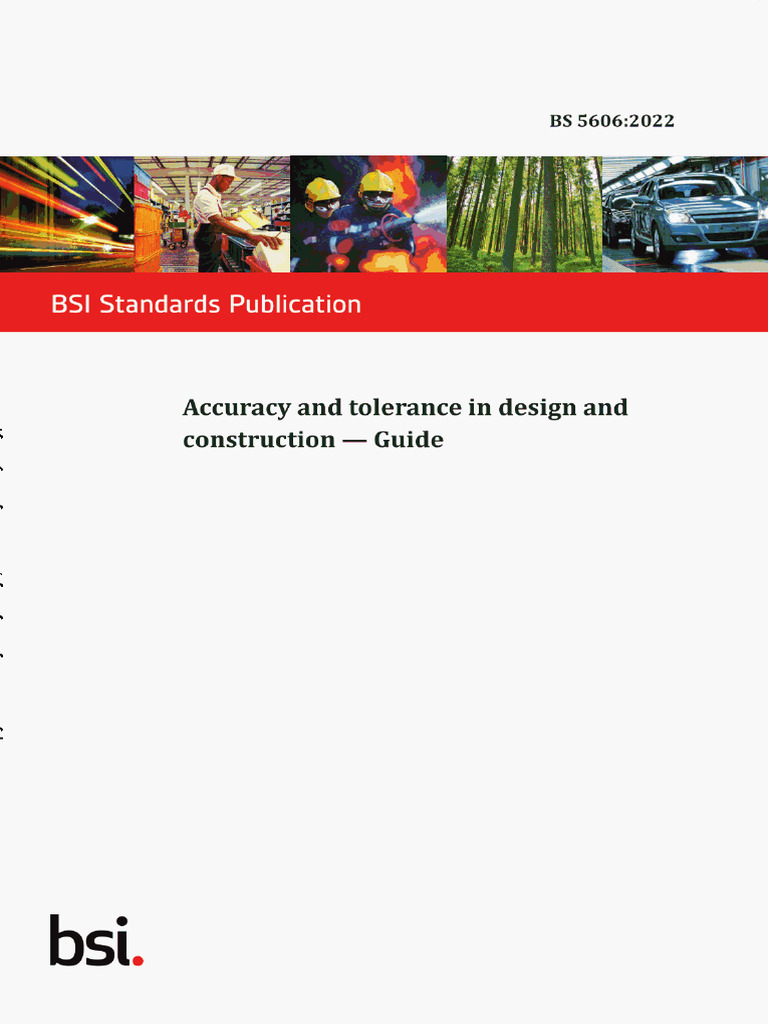 BS 5606-2022 - Accuracy and Tolerance in Design and Consruction | PDF