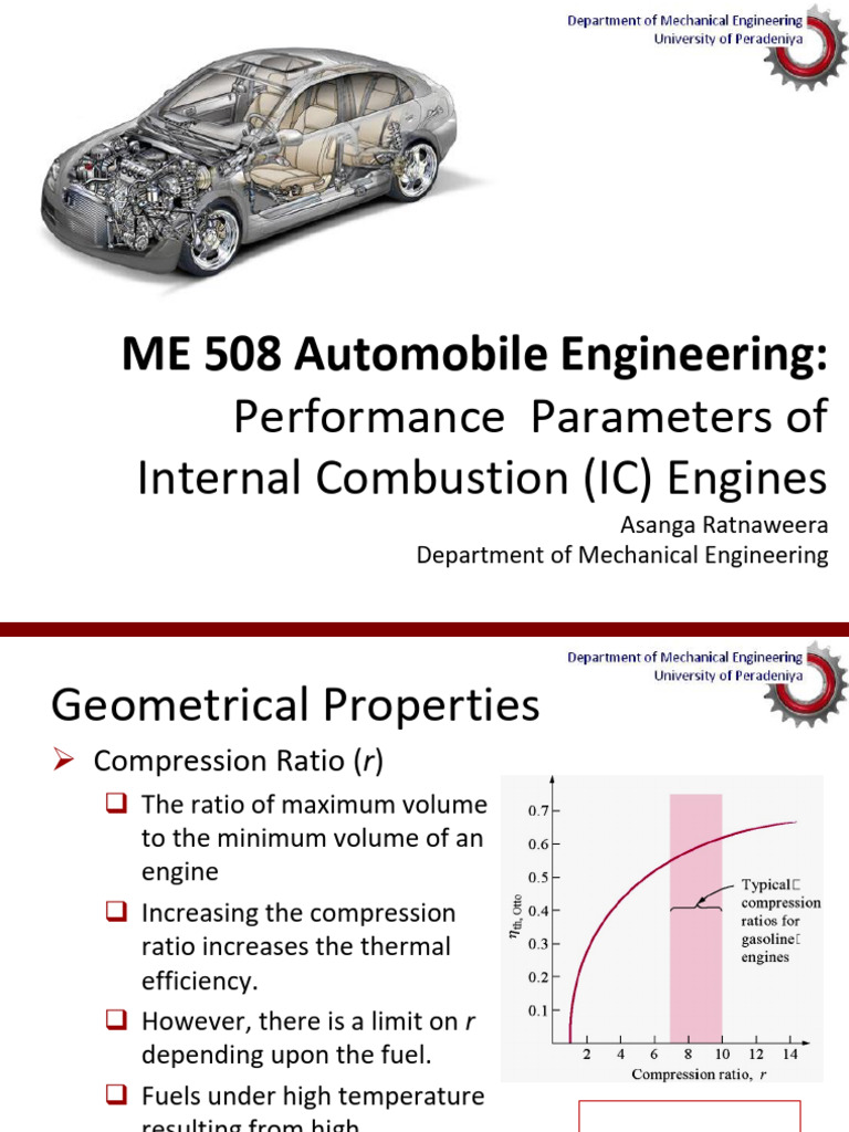 Engine Performace Parameters | PDF | Diesel Engine | Engines