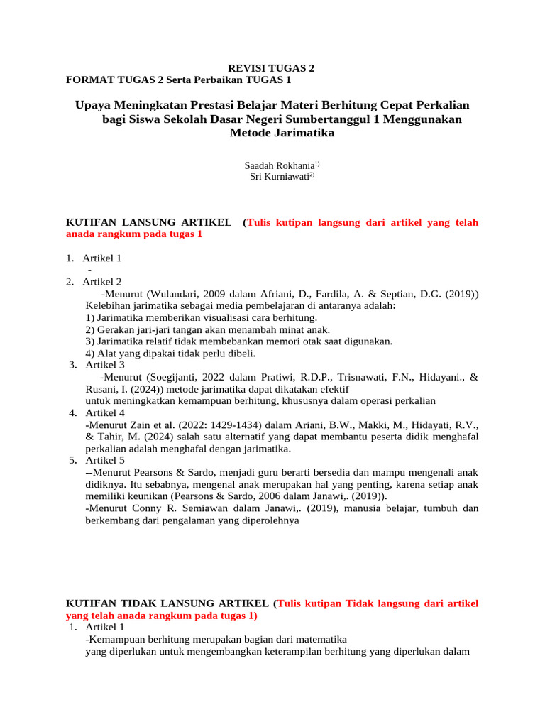 Revisi Tugas 2 Karil | PDF