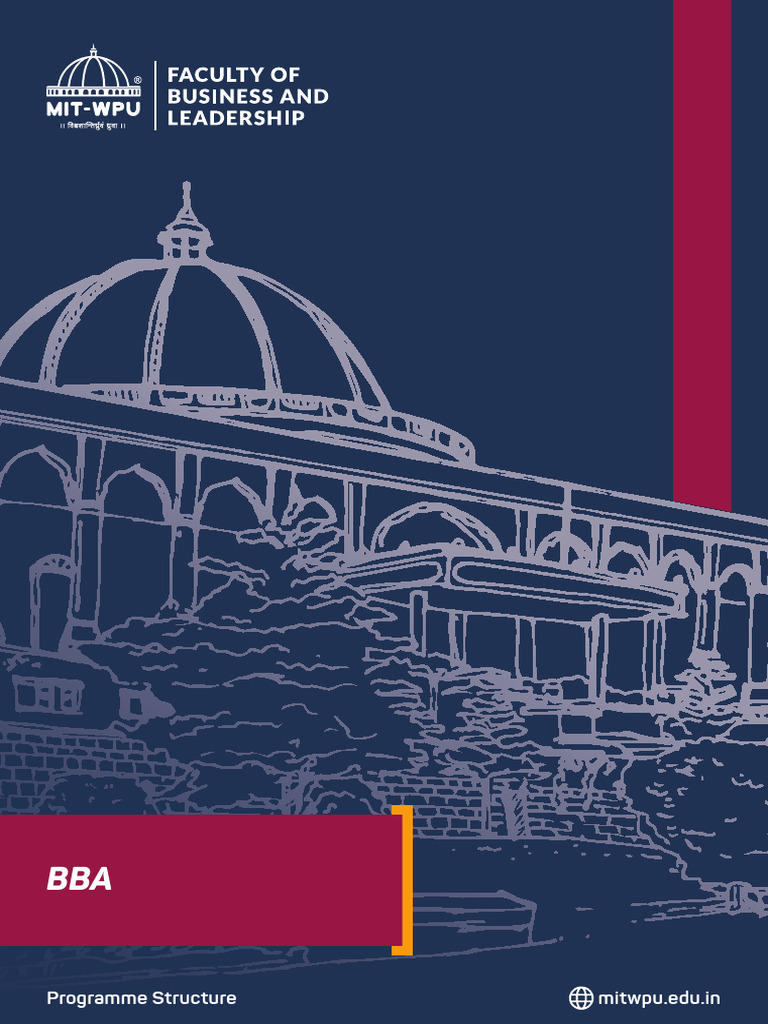MIT-WPU BBA Program Structure 2025 | PDF | Economies | Business