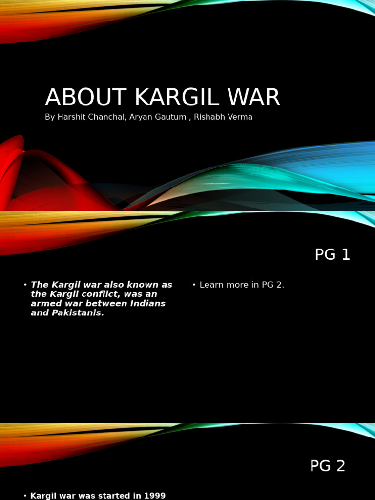 The Kargil War | PDF