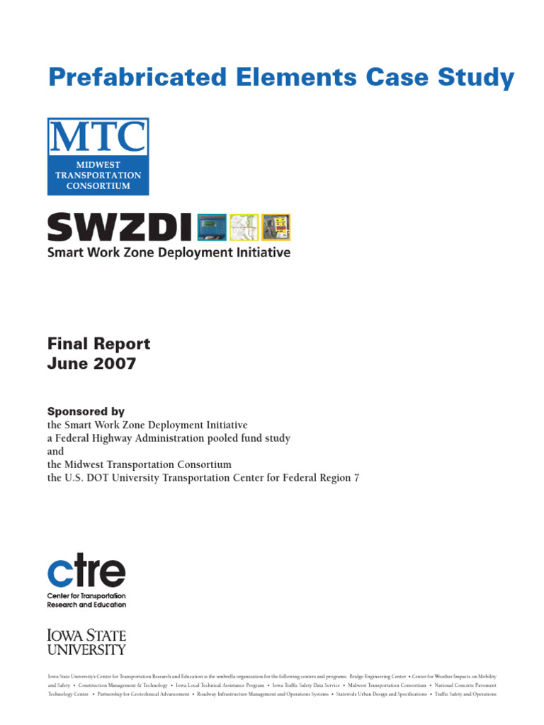 Prefabricated Elements Case Study | PDF | Workweek And Weekend | Traffic