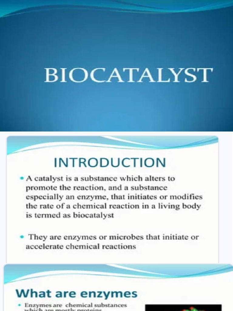 Bio Catalysts | PDF