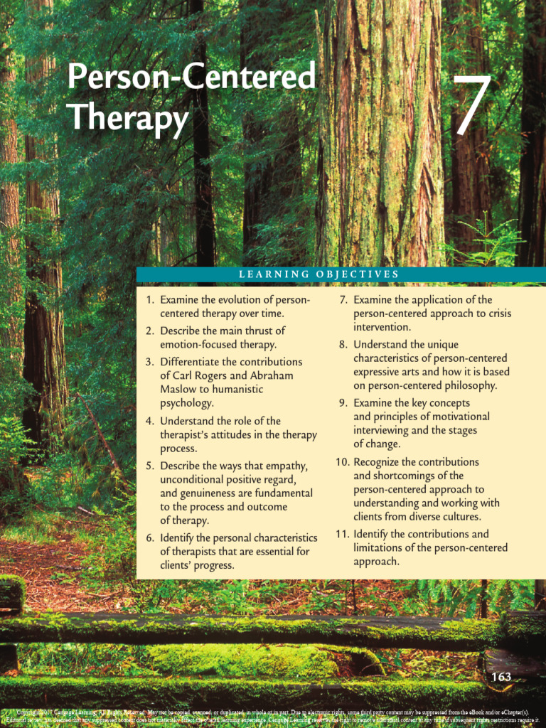 Person Centred Therapy | PDF | Psychotherapy | Humanistic Psychology