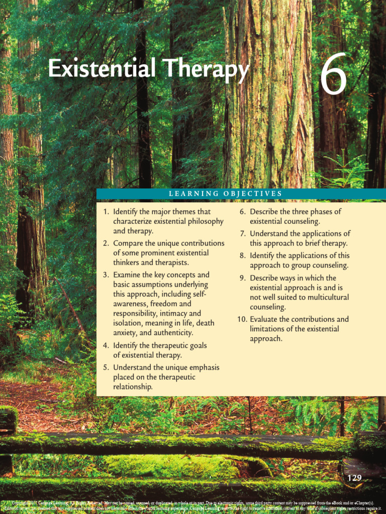 Existential Therapy | PDF | Psychotherapy | Existentialism