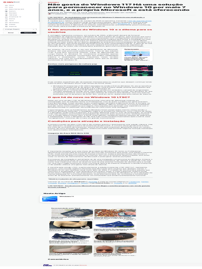 Como Usar Windows 10 LTSC até 2032 | PDF | Windows 10 | Microsoft Windows