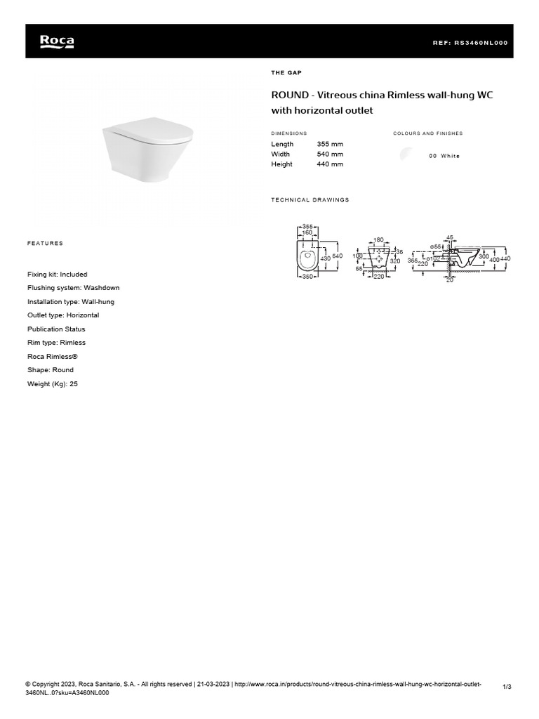 The GAP RIMLESS A3460NL000 | PDF