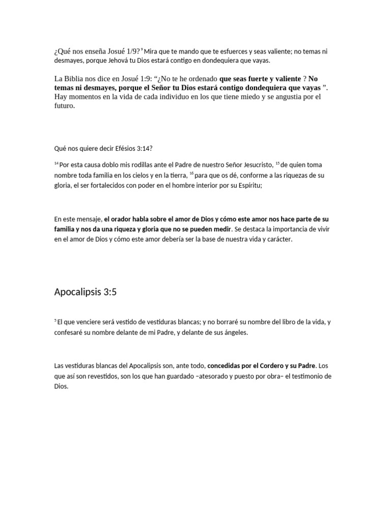 Qué Nos Enseña Josué 1 | PDF