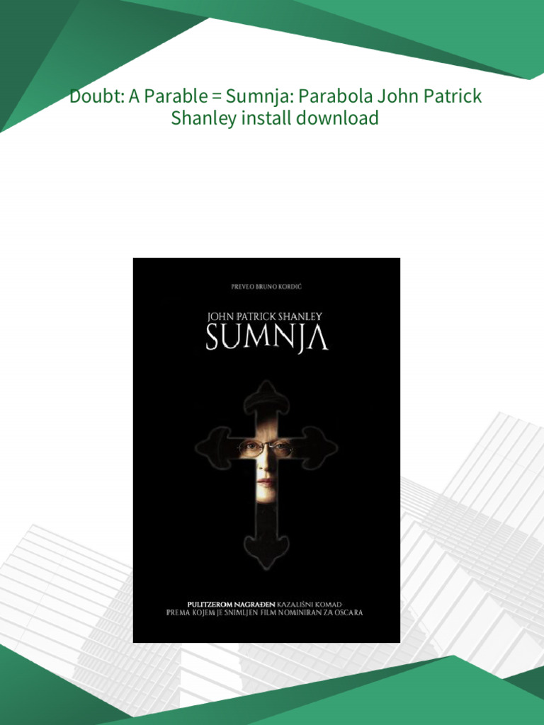 Doubt: A Parable = Sumnja: Parabola John Patrick Shanley instant download | PDF