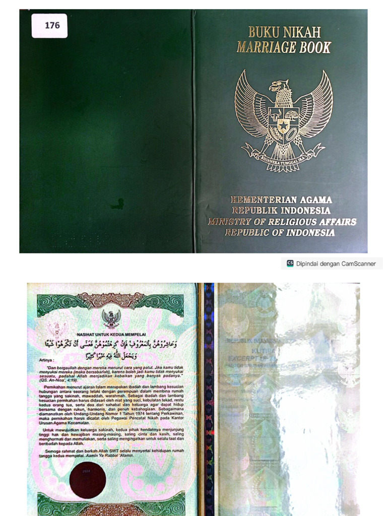 Buku Nikah Sample | PDF