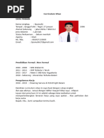 Template CV ATS Fresh Graduate | PDF
