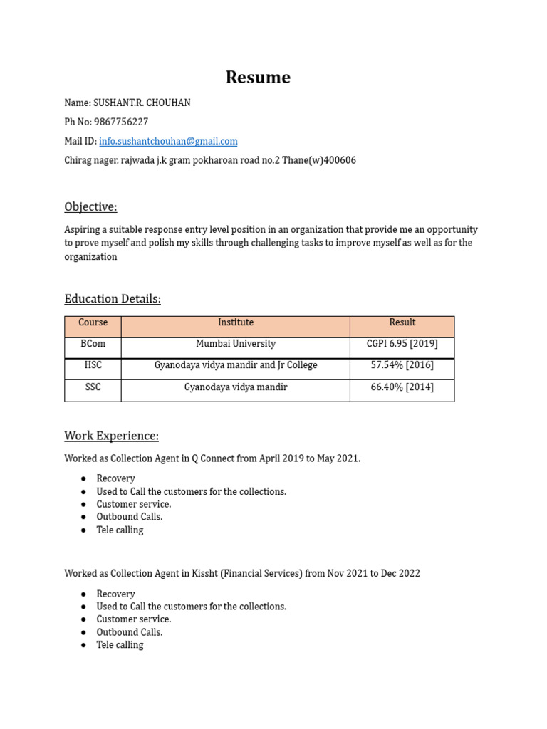 Sushant Chouhan | PDF