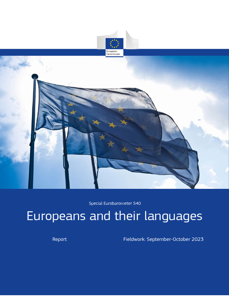 Eurobarometer 540: Language Insights 2023 | PDF | European Union ...