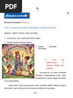 As Letras Falam PDF | PDF | Palavra | Fonema
