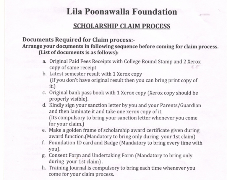 Claim Documents | PDF