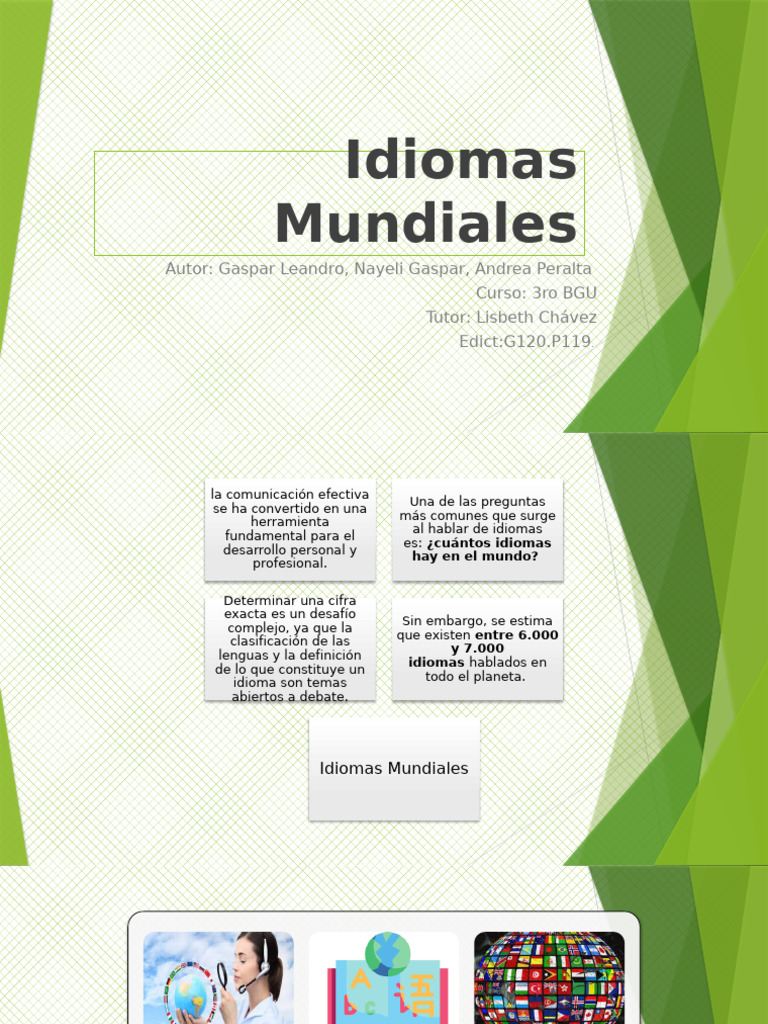 Idiomas Mundiales... | PDF | Asia | Idiomas