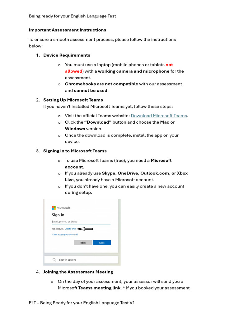 ELT Being Ready For Your English Language Test V1 | PDF | Microsoft ...