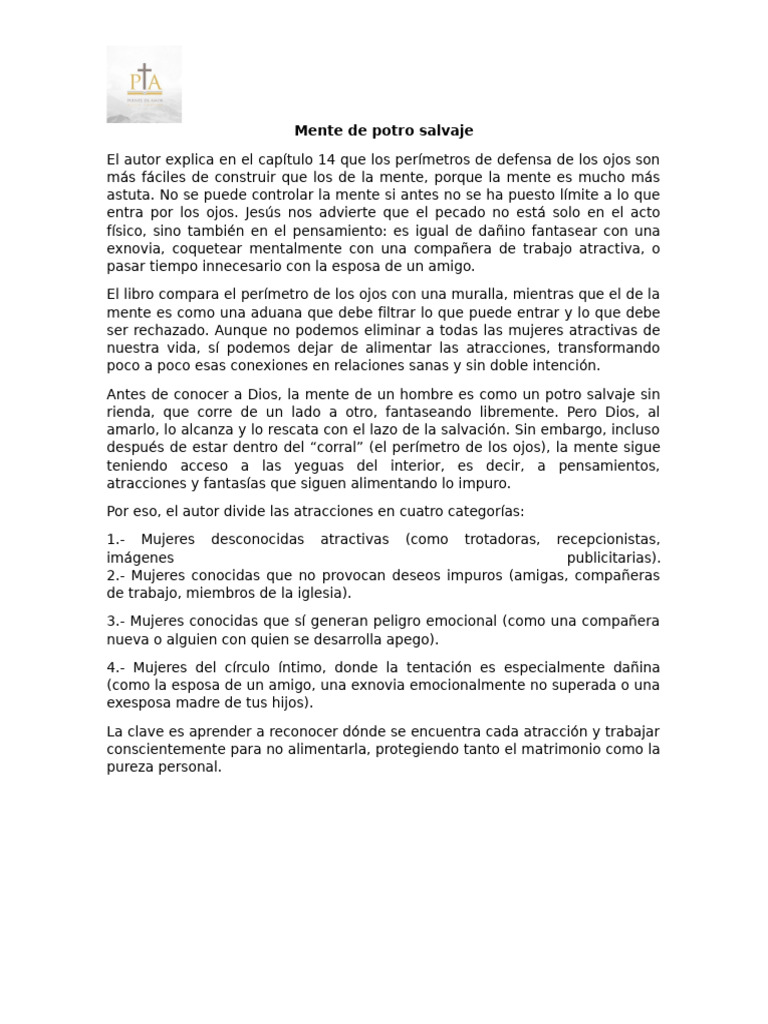 Capítulo 14. Mente de Potro Salvaje | PDF