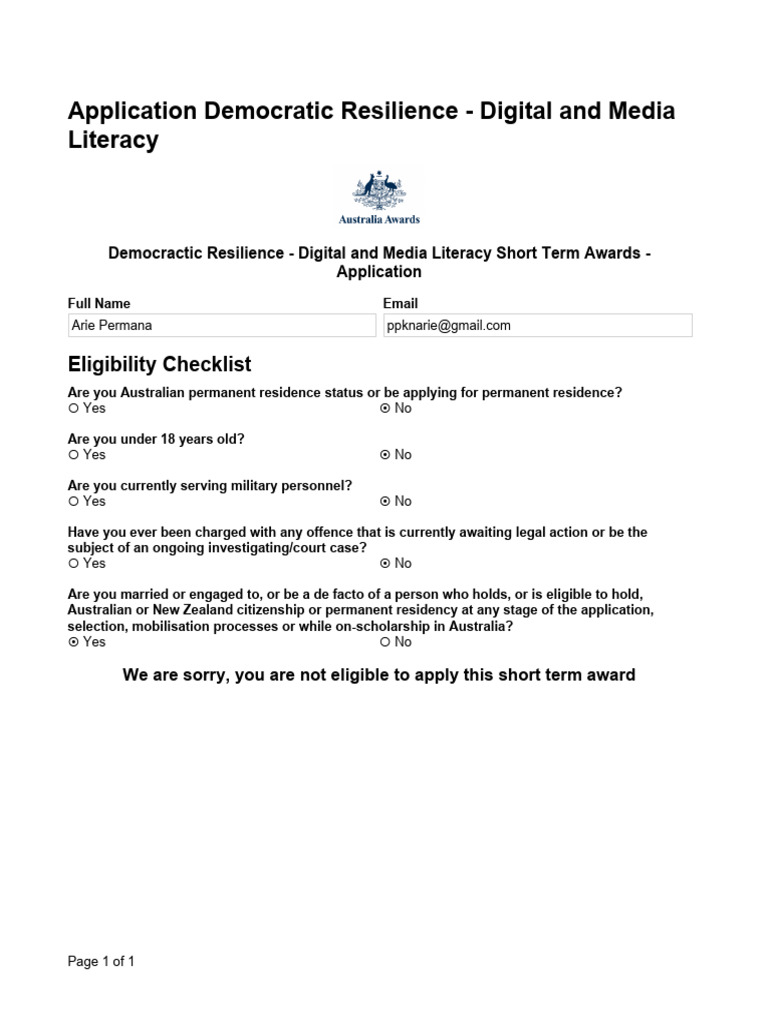 Application Democratic Resilience - Digital and Media Literacy - 502 | PDF