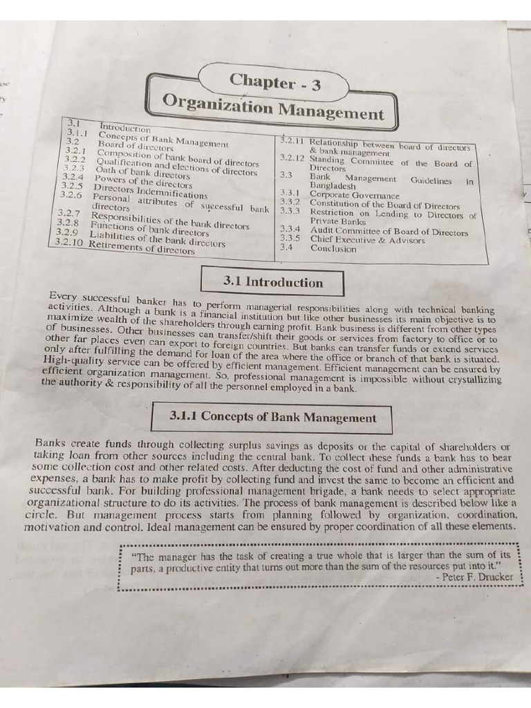 Chapter 3 Bank Management Pdf