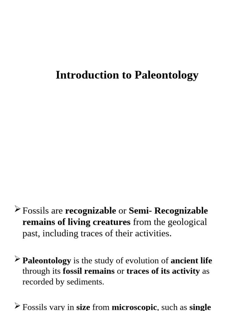Paleontology Lab-Introduction - ppt3 | PDF