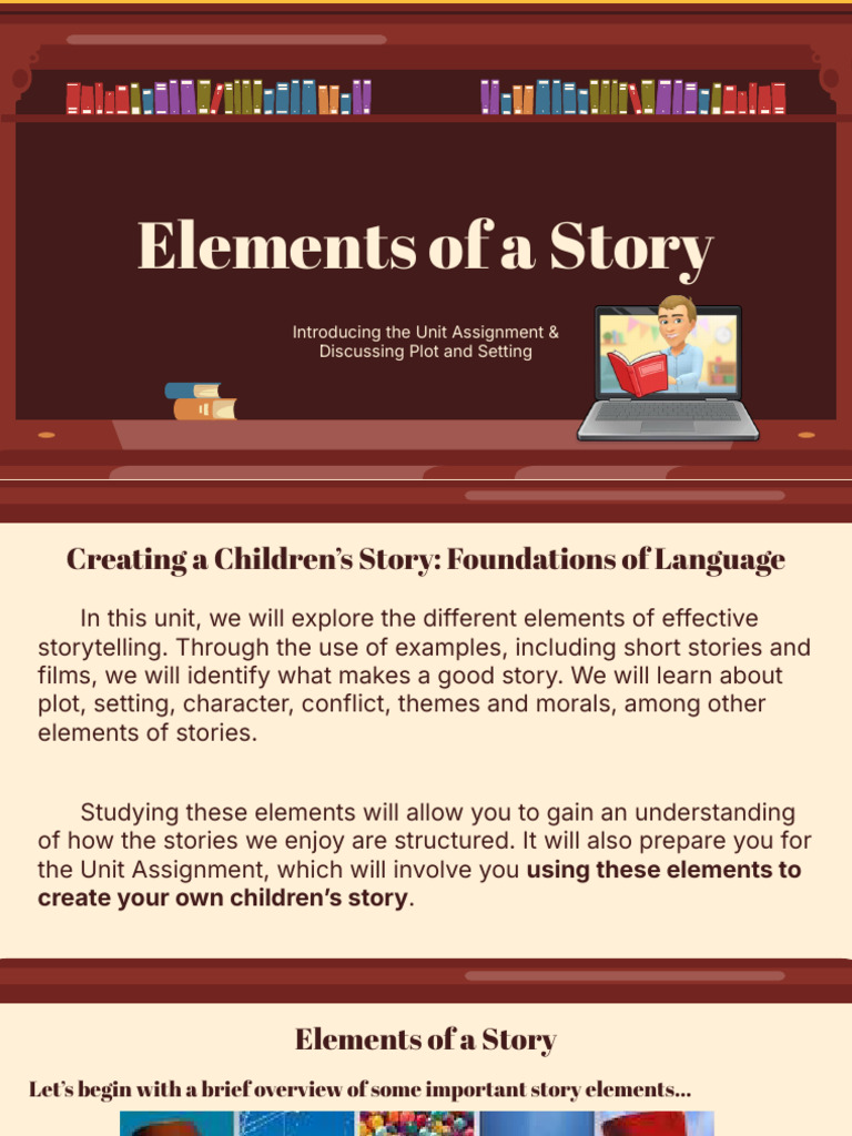 2. Elements of a Story - Plot & Setting [Sem2] | PDF | Plot (Narrative)