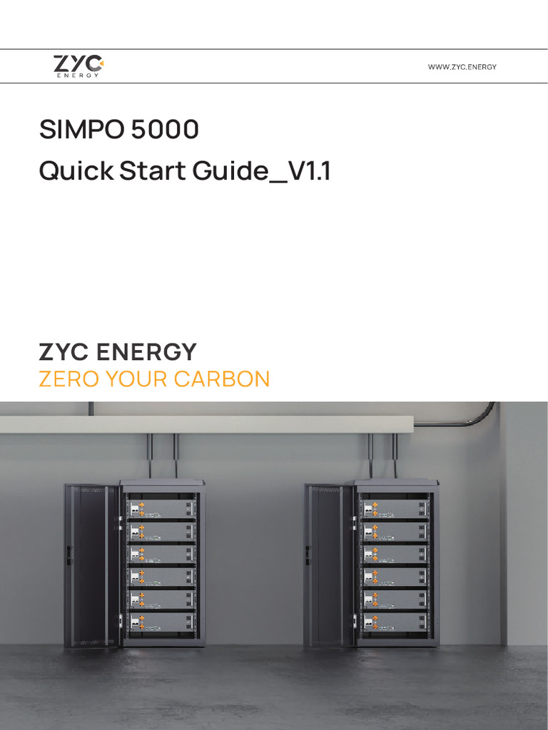 ZYC - SIMPO 5000 Quick Start Guide - V1.1-Final EN | PDF | Power ...