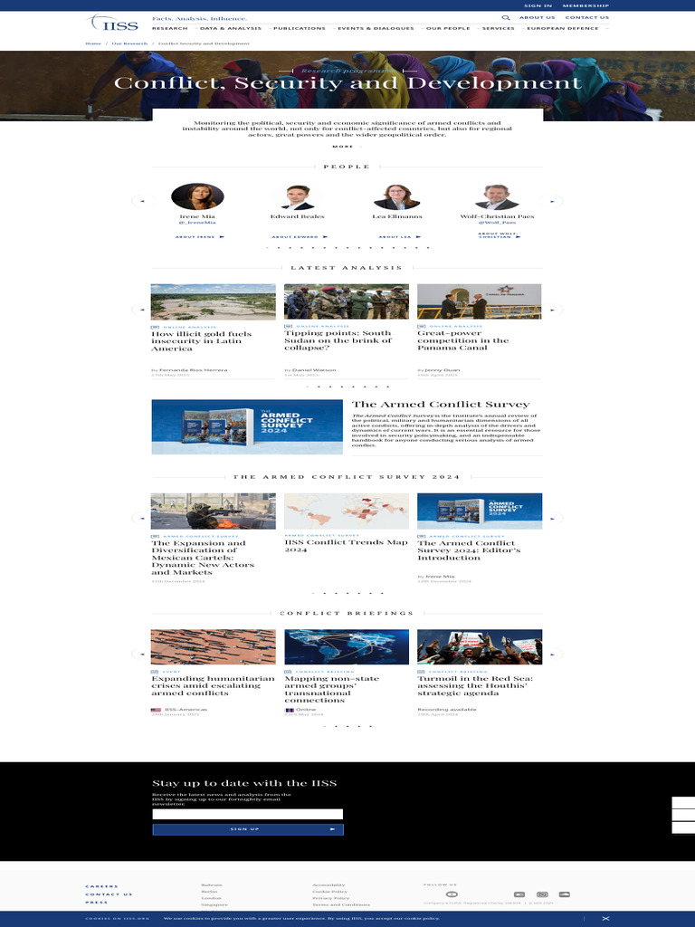 Conflict, Security and Development - IISS Research Programme | PDF | International Relations ...