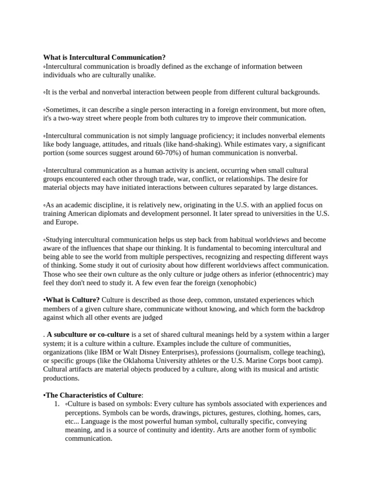 Understanding Intercultural Communication | PDF | Communication ...