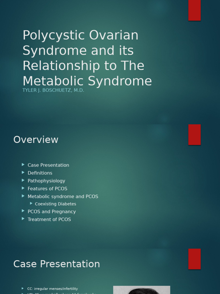 PCOS and Metabolic Syndrome | PDF | Polycystic Ovary Syndrome ...